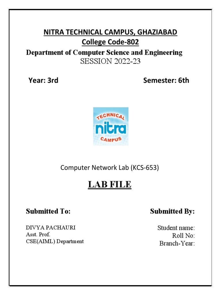 Sample CN Program - File | PDF