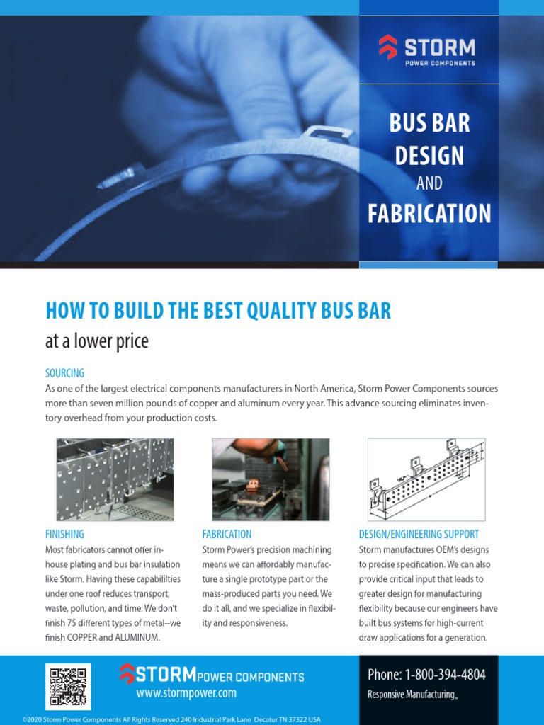 Busbar Design - Storm Power Components | PDF