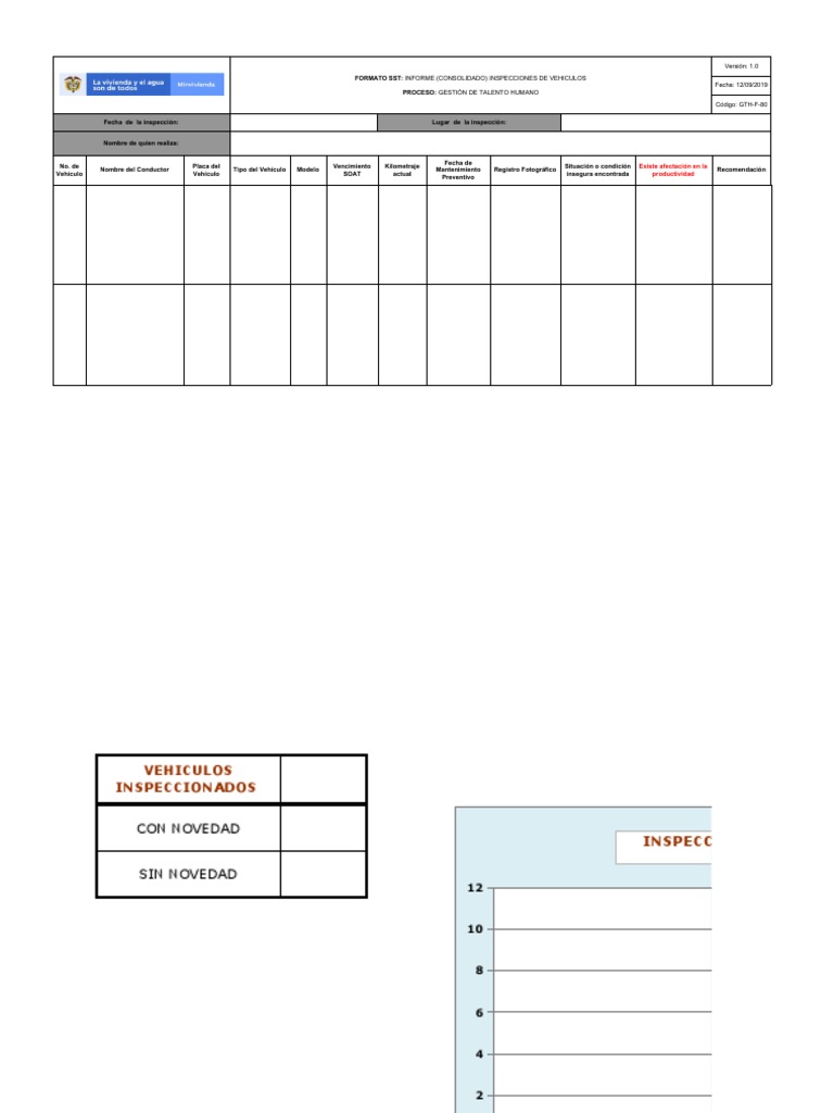 Gth-f-80 Informe (Consolidado) Inspección Vehículos 1.0 | PDF
