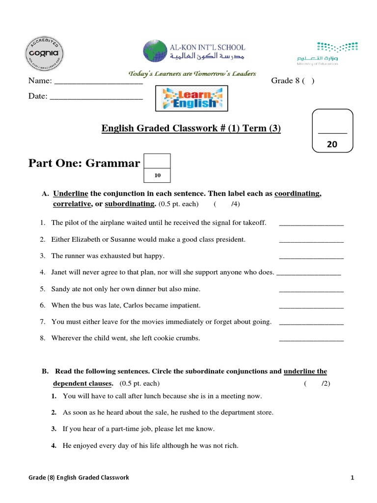 Gr8 - English GCW-1 3rd Term | PDF | Soft Drink | Fallacy