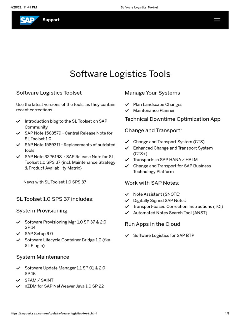 Software Logistics Toolset | PDF | Systems Engineering | Computing
