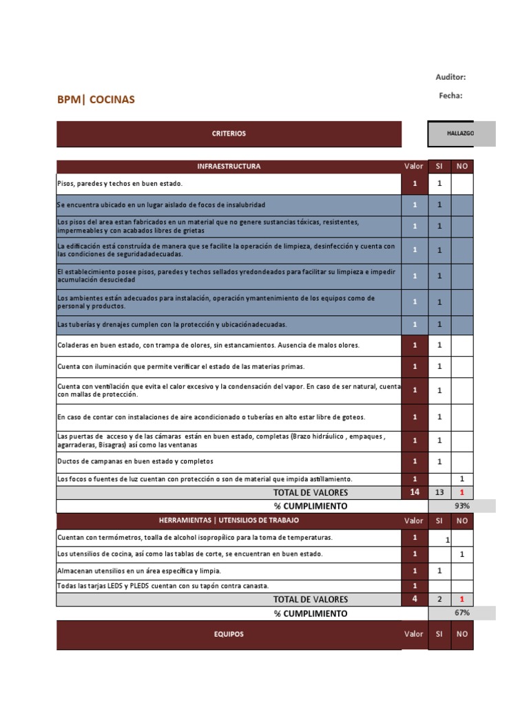 Check List BPM | PDF