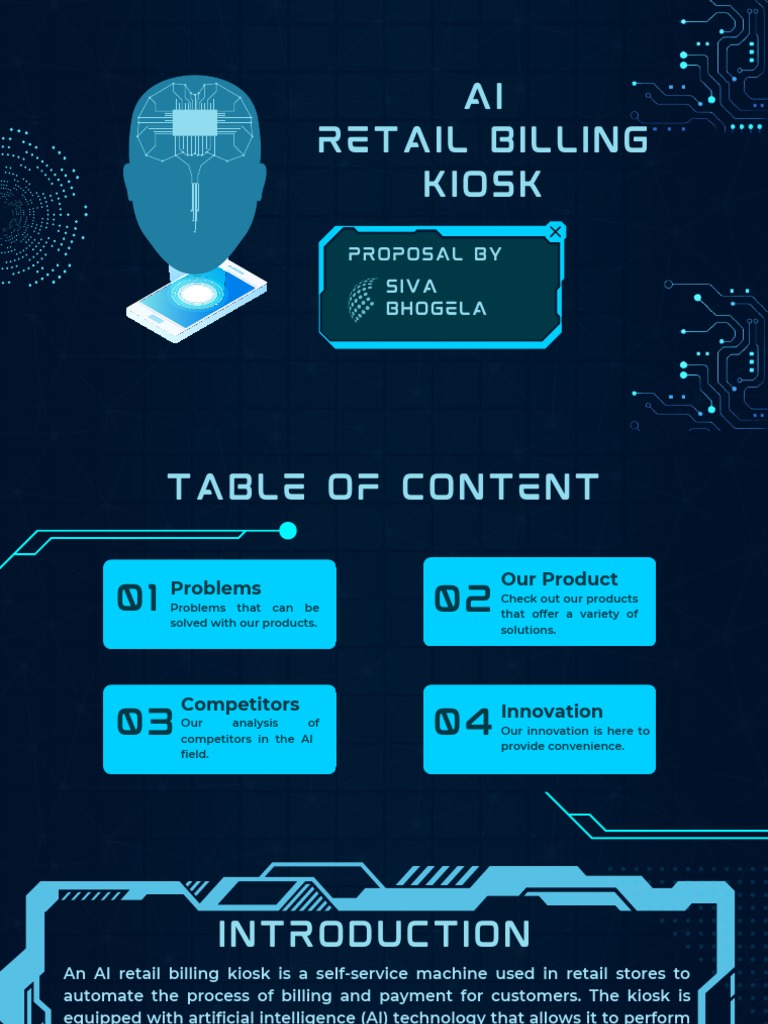 AI Retail Billing Kiosk: Proposal by | PDF | Retail | Artificial ...