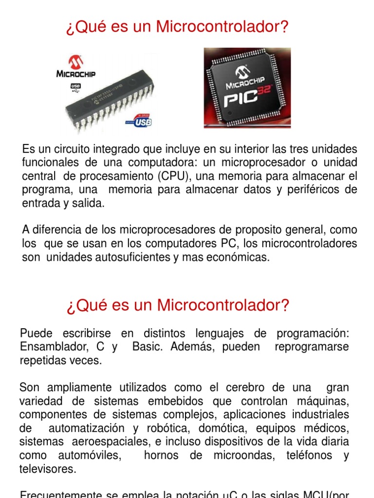 Guía de Microcontroladores y Arquitecturas | PDF