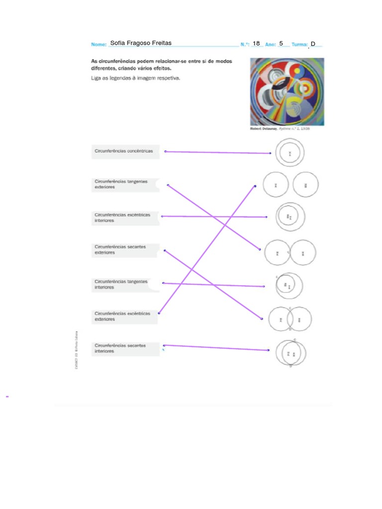 Ficha de Trabalho de EV | PDF