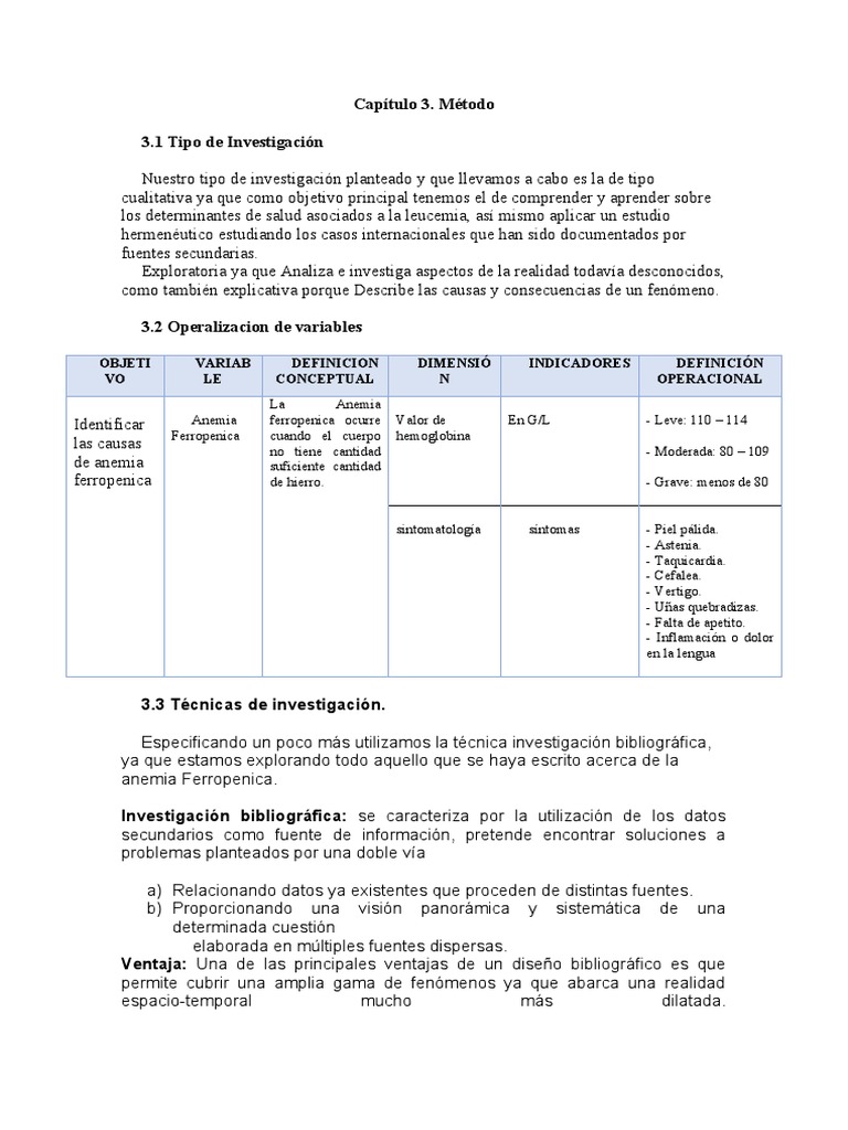 Capítulo 3 | PDF | Anemia | Cognición