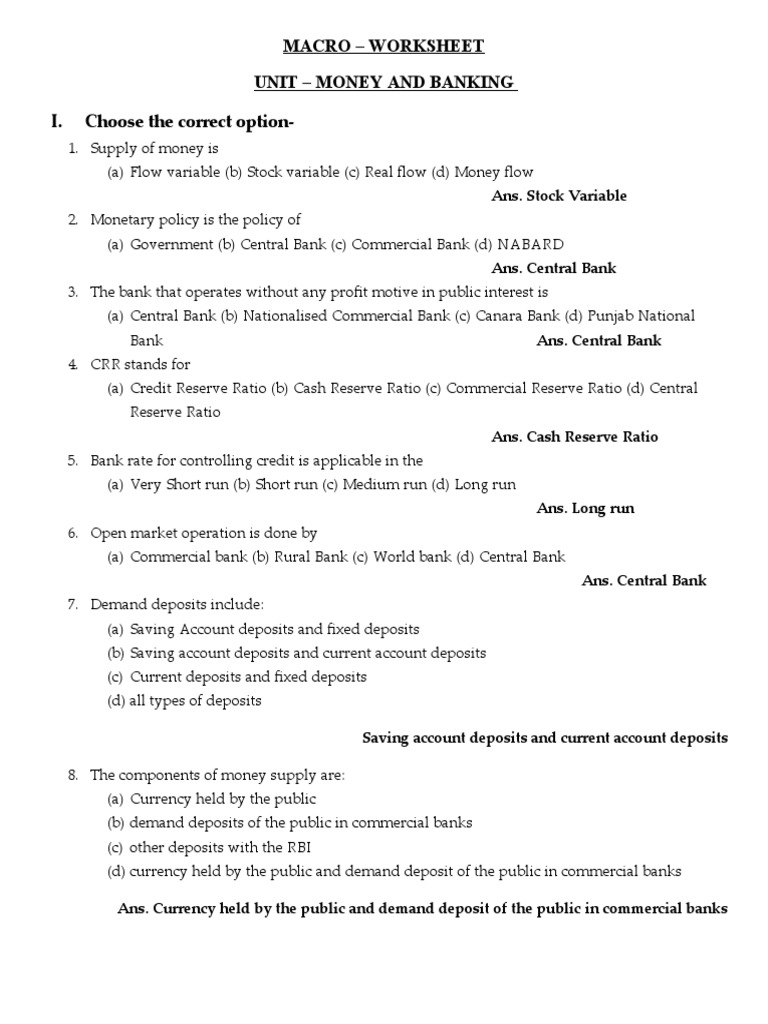 Macro Unit 2 Assignment | PDF