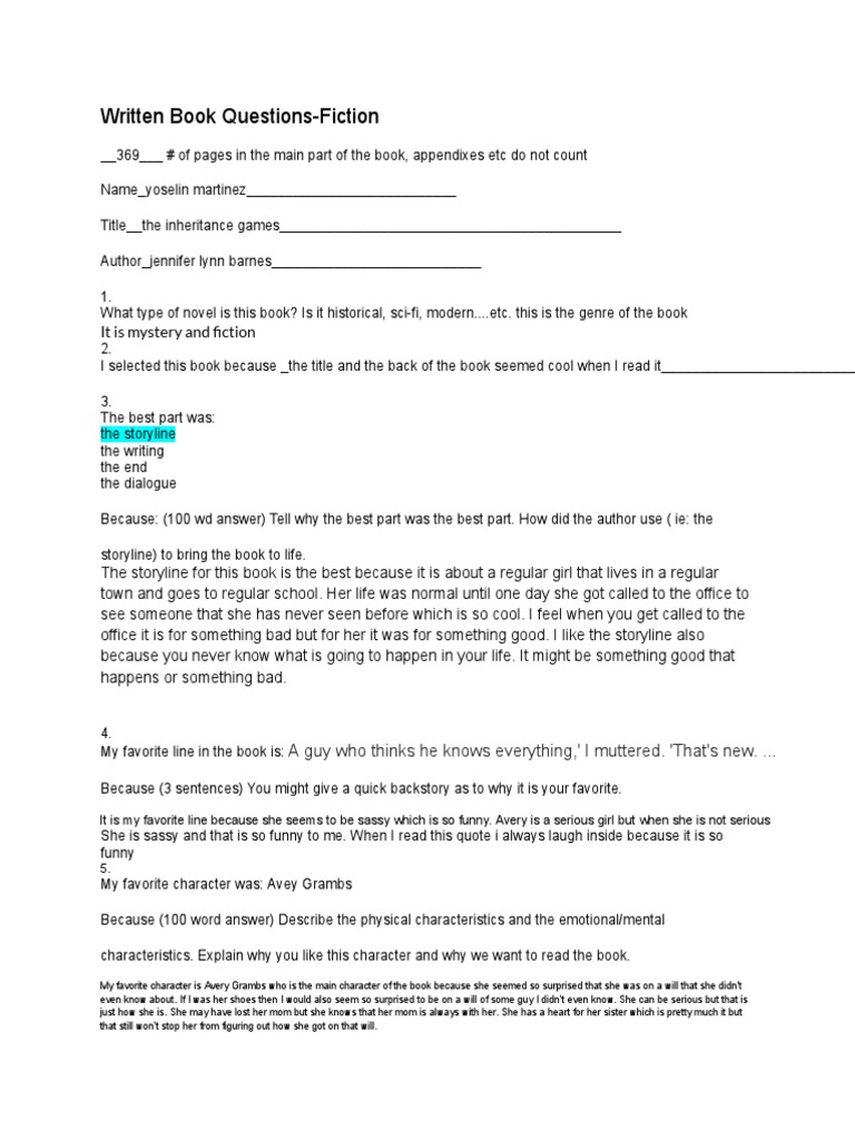 Novel Choice A | PDF