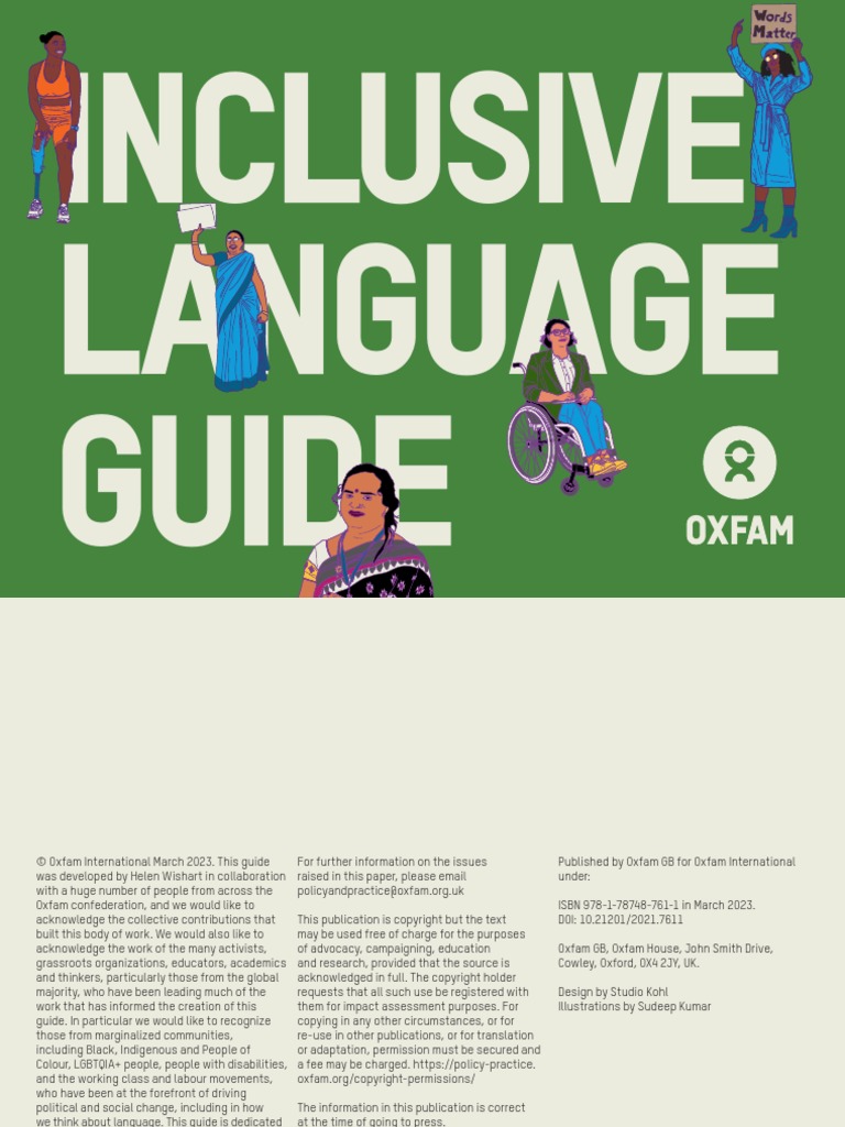 TK Inclusive Language Guide 130323 en | PDF