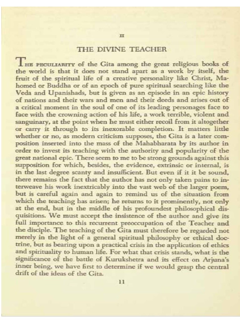 The Divine Teacher | PDF