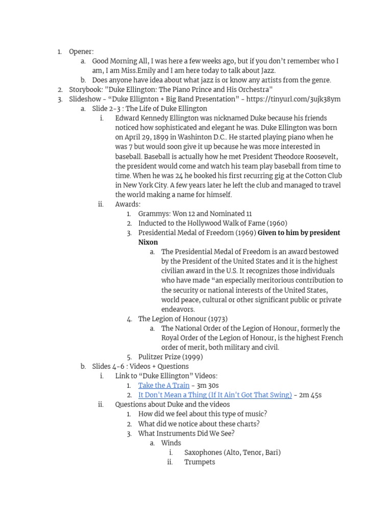 Annotated-duke 20ellignton 20 2b 20big 20band 20presentation Lesson 