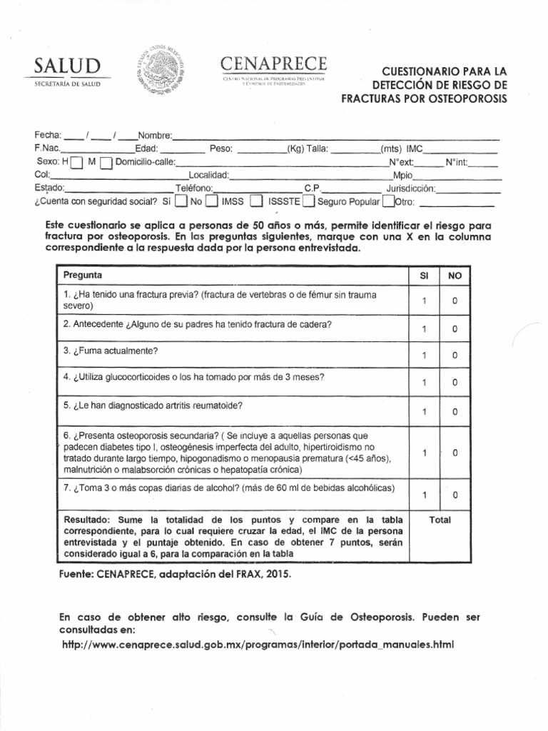 Deteccion Osteoporosis | PDF