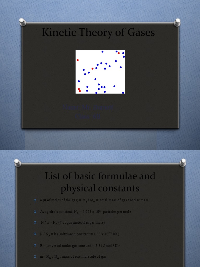 Ideal Gas Laws & Kinetic Theory Basics | PDF | Gases | Mole (Unit)