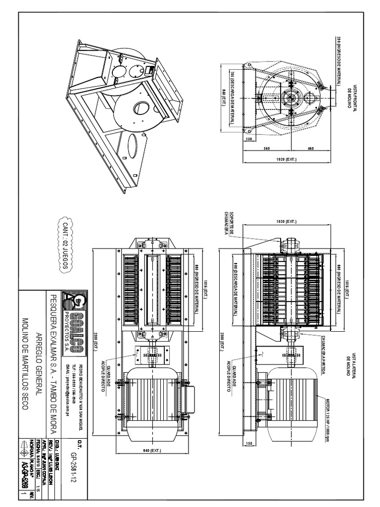 MOLINO - Arreglo General | PDF