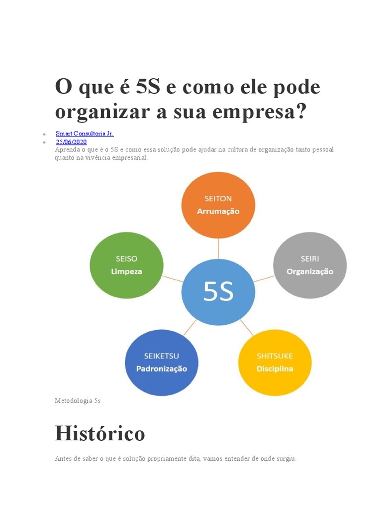 Projeto 5 S Pdf