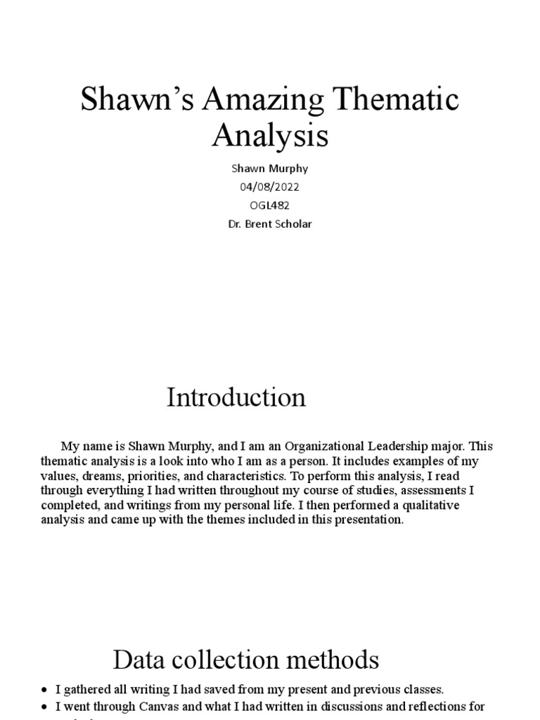 2 Thematic Analysis Template 1 | PDF
