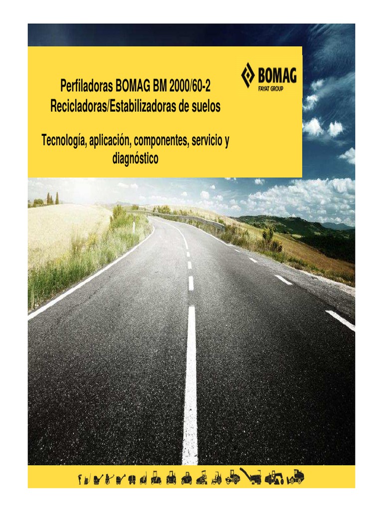 Entrenamiento BOMAG BM 2000 60-2 | PDF