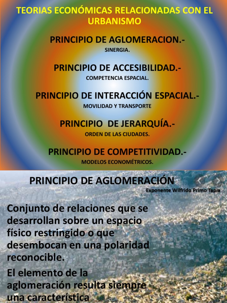 Principio de Aglomeración Urbana | PDF | Finanzas y dinero