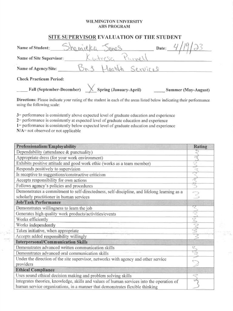 Site Evaluation Form | PDF