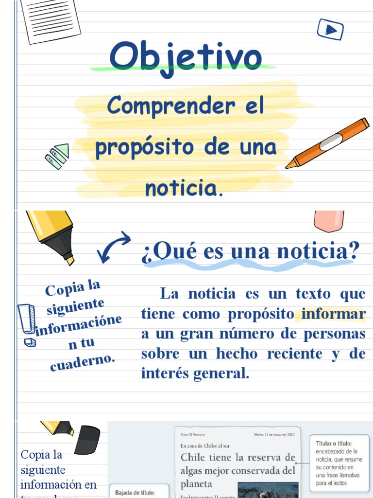 Comprender El Propósito de Una Noticia | PDF