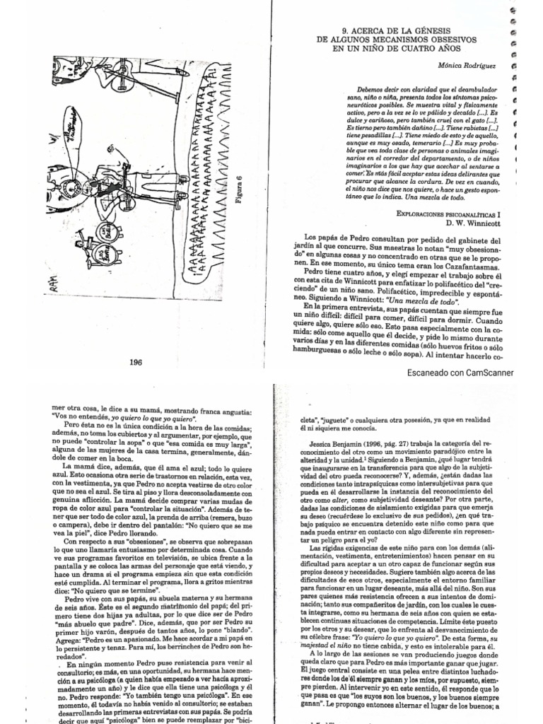 PRACTICOS 3 Acerca de La Génesis de Algunos Mecanismos Obsesivos en Un Niño de Cuatro Años ...