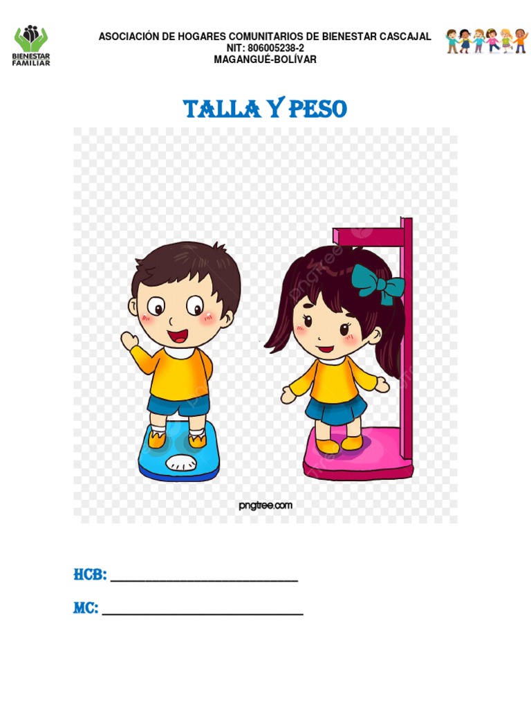 Portada de Talla y Peso | PDF