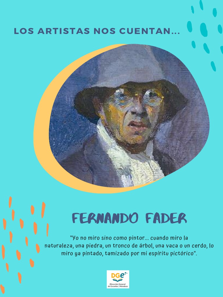 Fernando Fader - 3er Ciclo - Los Artistas Nos Cuentan | PDF | Pinturas ...