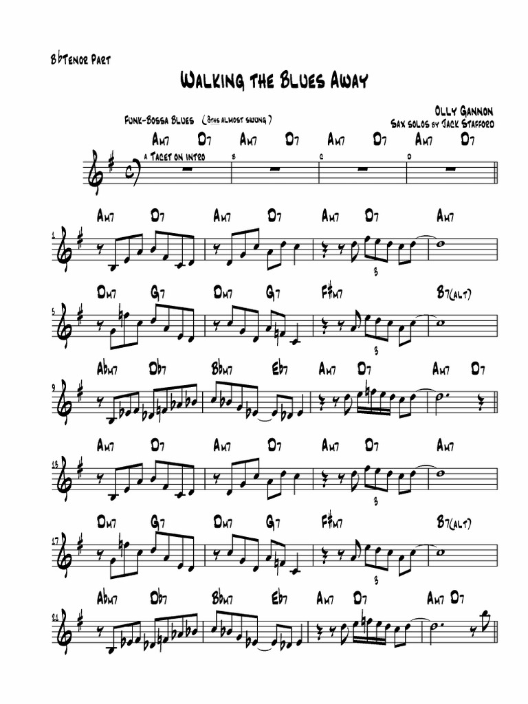 Walking The Blues Away | PDF