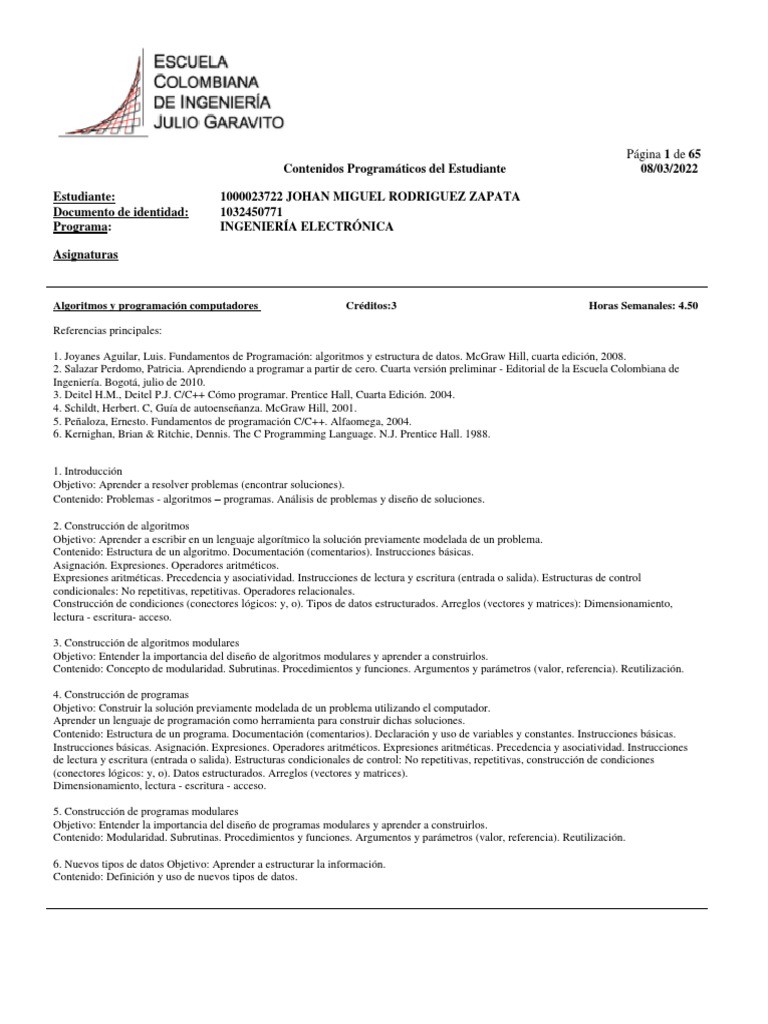 Rodriguez Zapata Johan Miguel Contenidos | PDF | Triángulo | Derivado