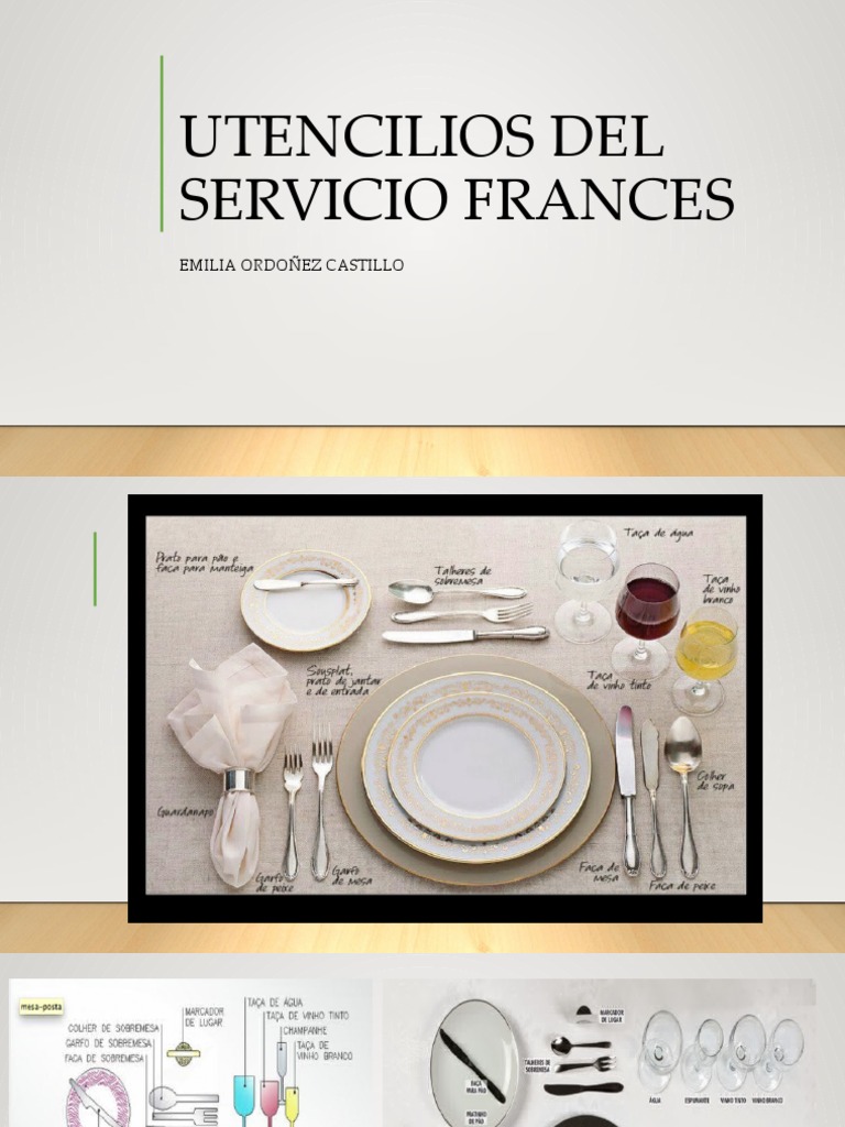 Utencilios Del Servicio Frances | PDF