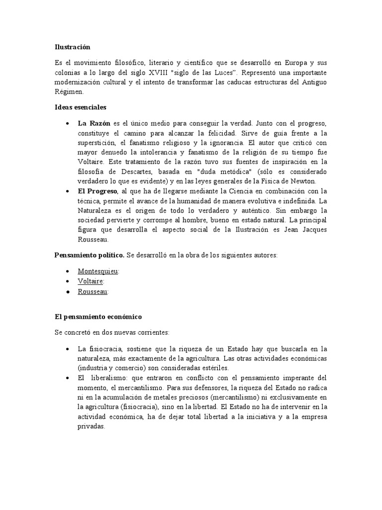 Actividad para 5to - Ilustración | PDF | Era de iluminacion | Voltaire