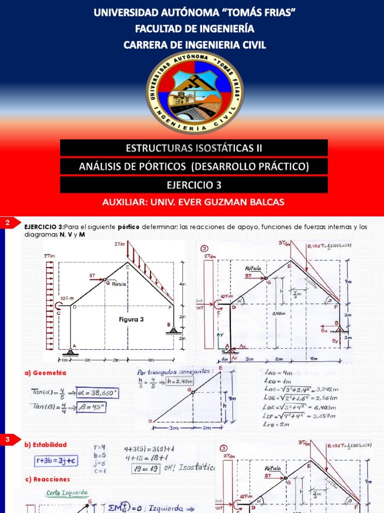 Porticos Ejercicio 3 | PDF