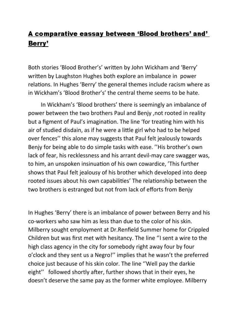 Berry Langston Hughes | PDF