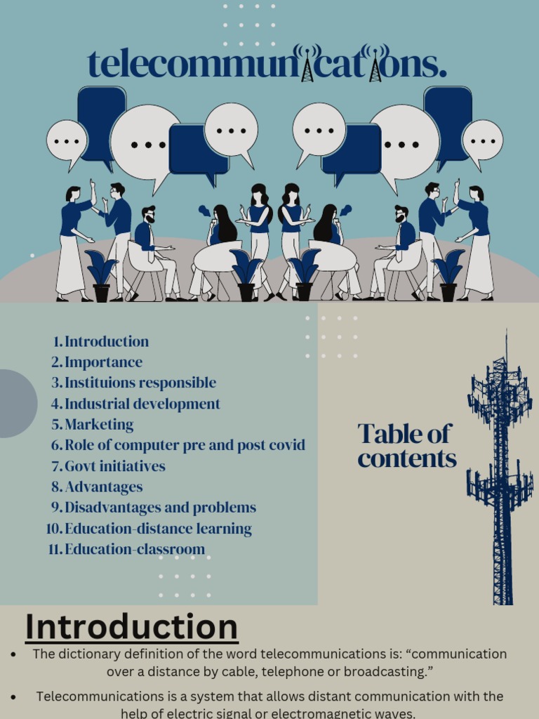 Telecommunications Pdf Telecommunications Internet