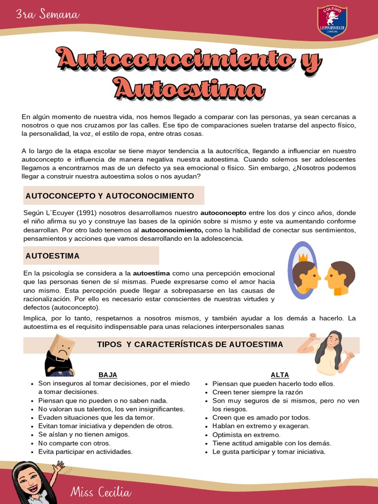 Autoconocimiento y Autoestima: Claves y Desafíos | PDF | Autoestima ...