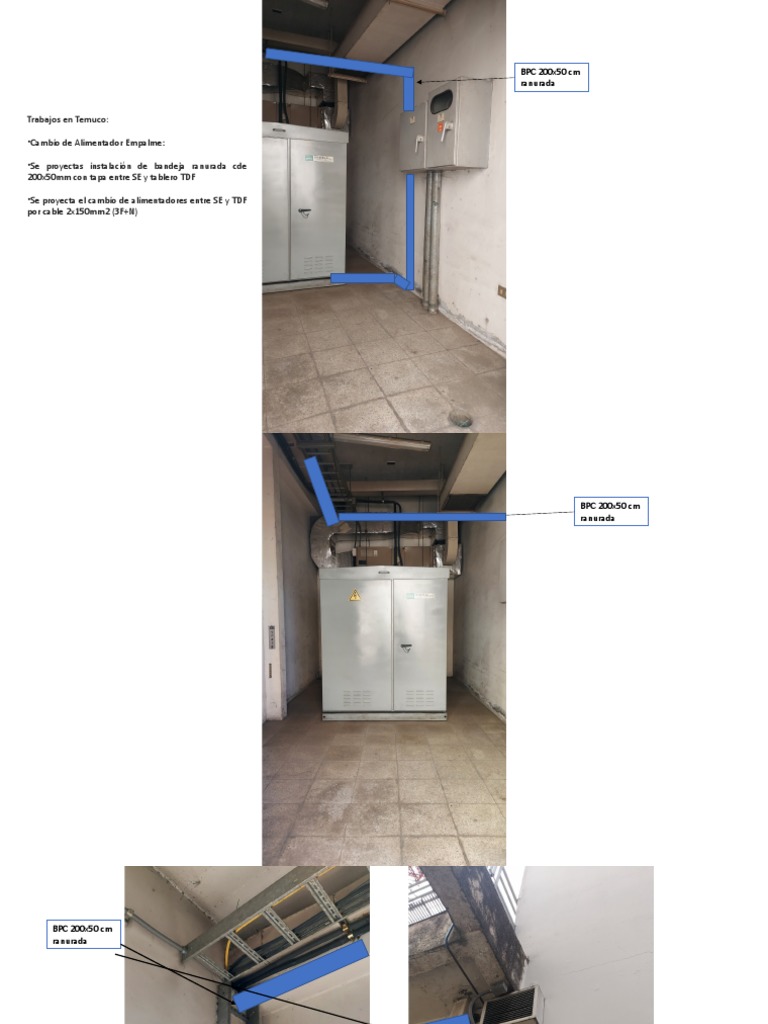 Cambio de Alimentadores Empalme Temuco | PDF