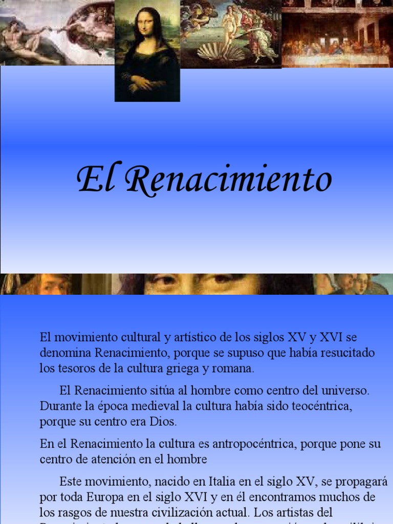 Renacimiento | PDF | Renacimiento | Renacimiento italiano