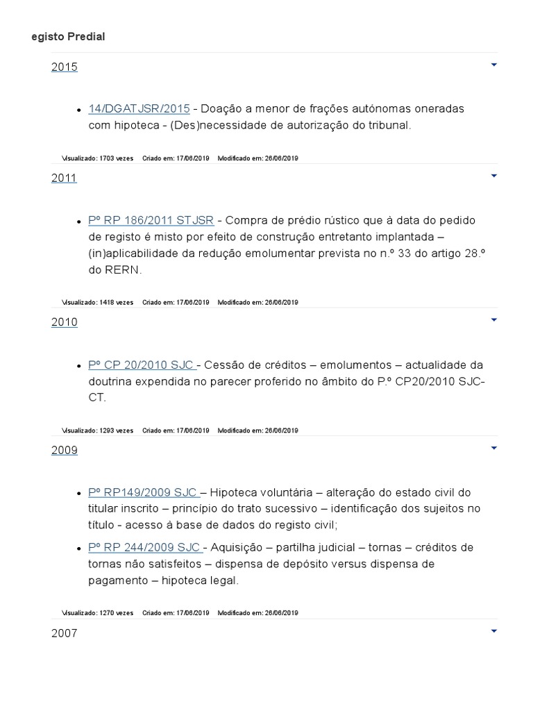 Pareceres Técnico Jurídicos - IRN - Justica.gov - PT - Registo Predial ...