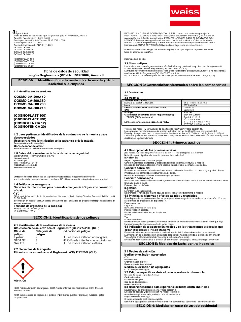 Cosmofen CA12 | PDF