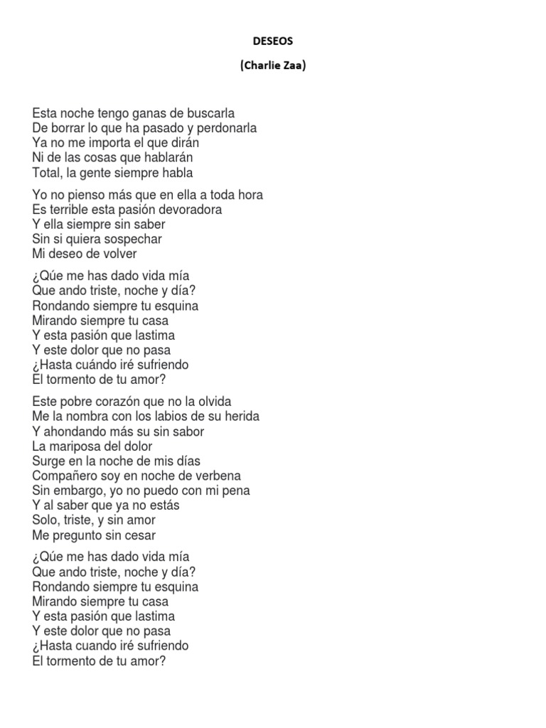 DESEOS (Charlie Zaa) | PDF