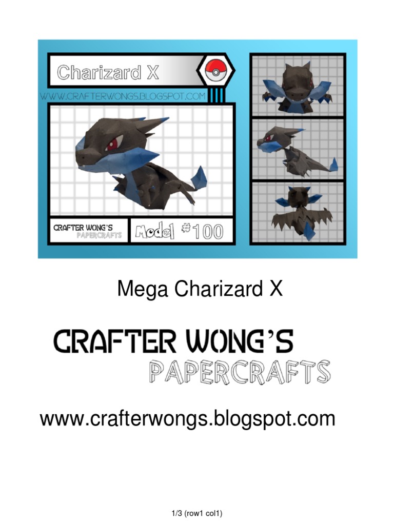 Mega Charizard X: 1/3 (Row1 Col1) | PDF