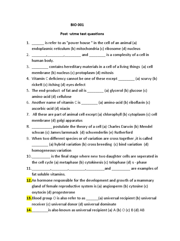 BIO 001-WPS Office | PDF | Meiosis | Cell (Biology)