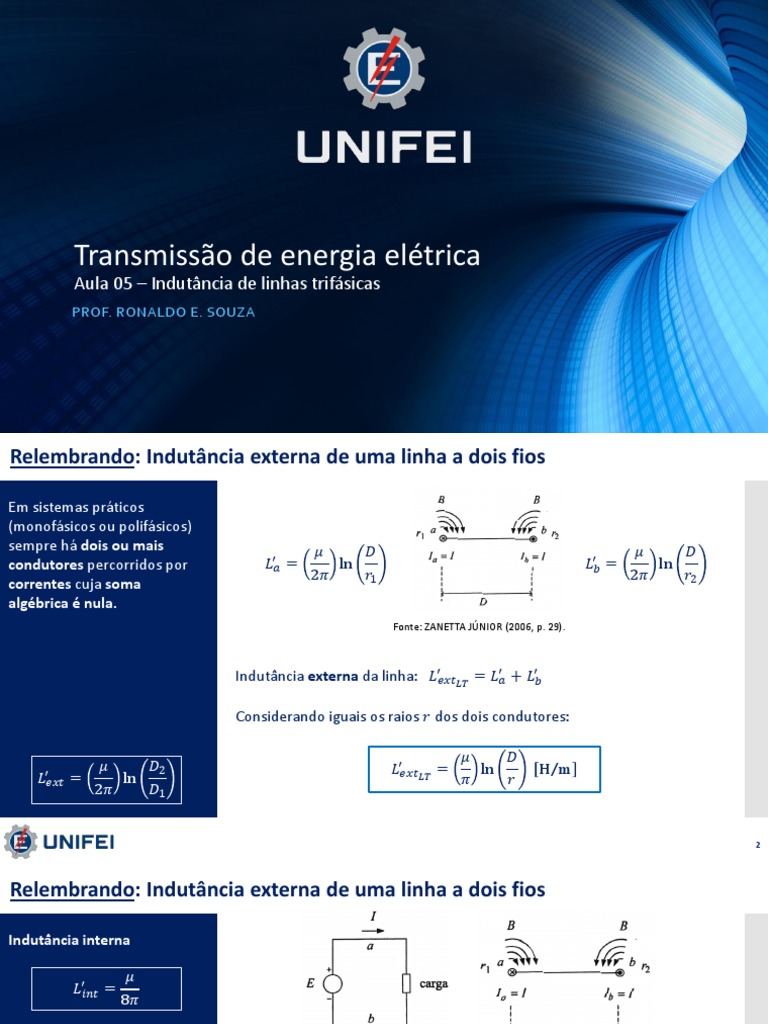 EELi32 2022 Aula 05 Indutancia Trifasica | PDF | Indutância ...