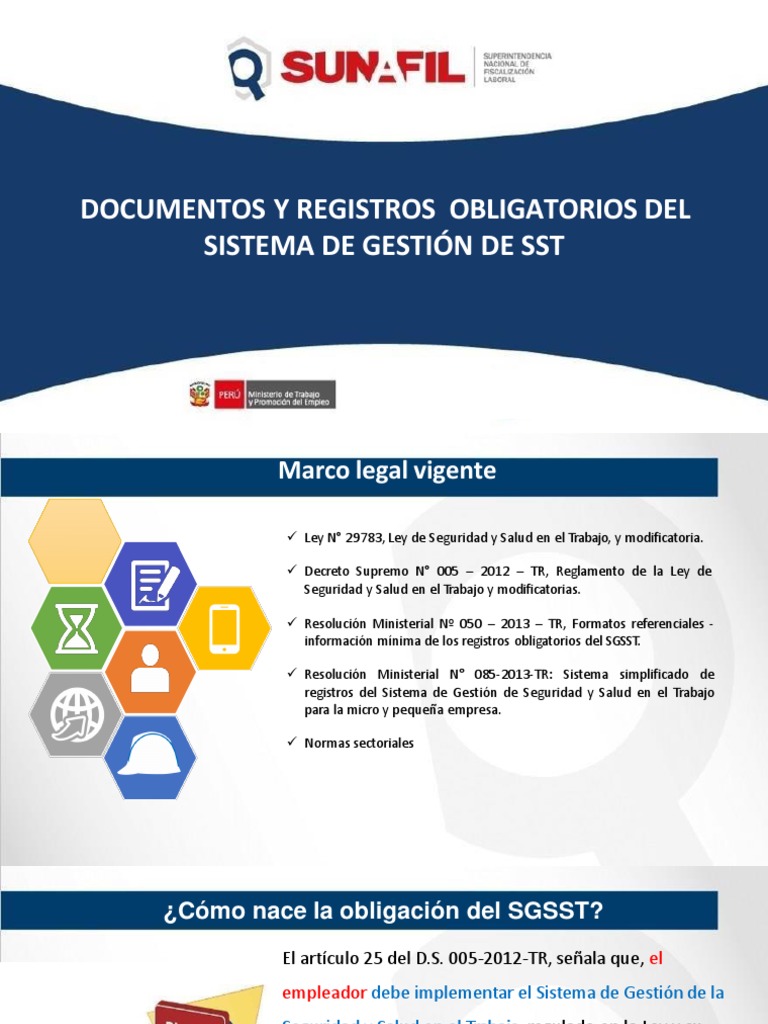 Documentos y Registros Obligatorios Del SGSST | PDF | Seguridad y salud ocupacional | Valores