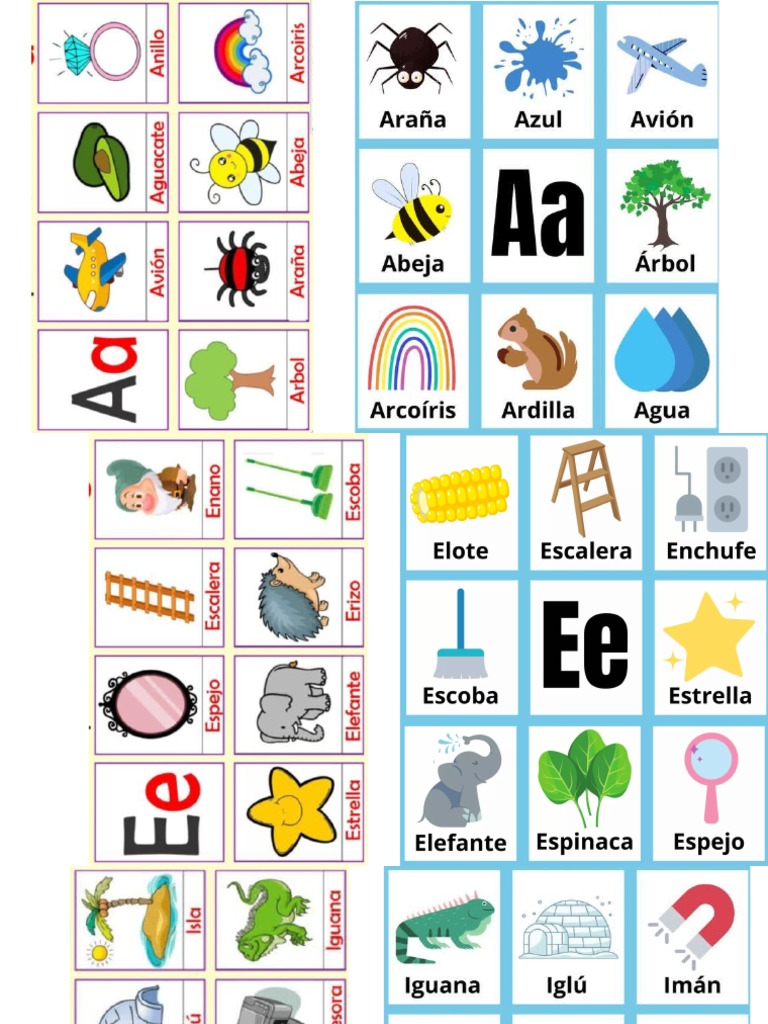 Palabras Que Empiezan Con Las Vocales | PDF