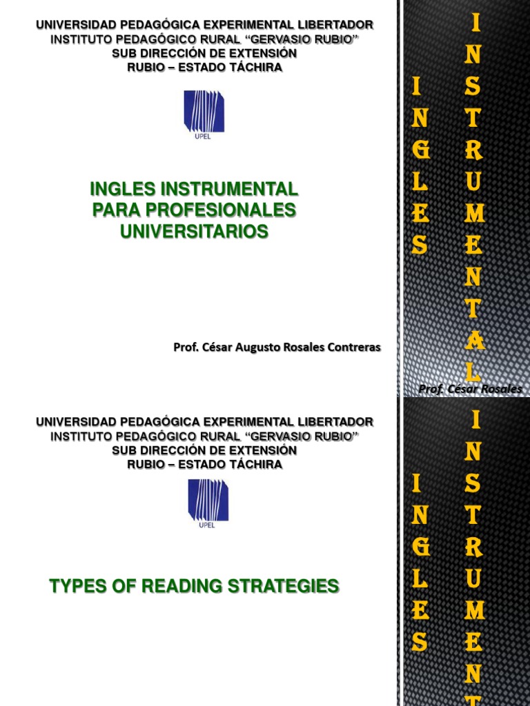 Types of Reading Strategies | PDF | Ciencia cognitiva