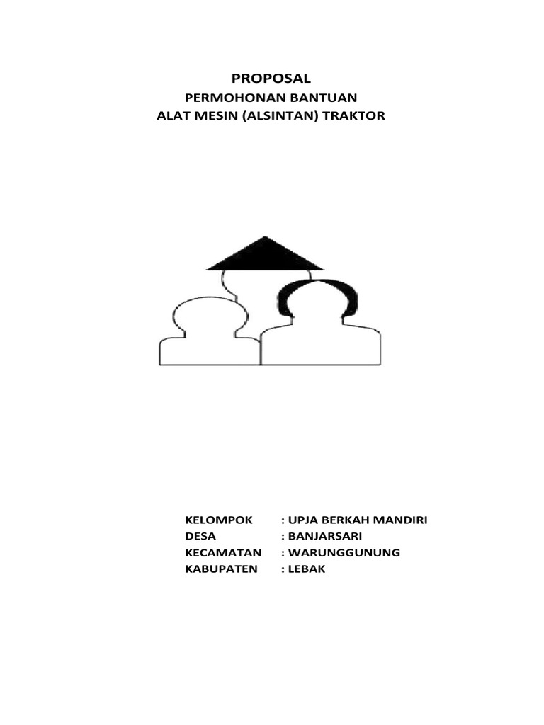 Permohonan Traktor untuk UPJA Banjarsari | PDF