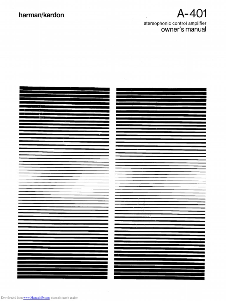 Harman Kardon A401 | PDF