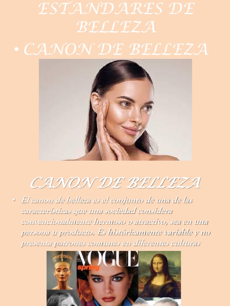 Estandares de Belleza | PDF | Autoestima | Belleza