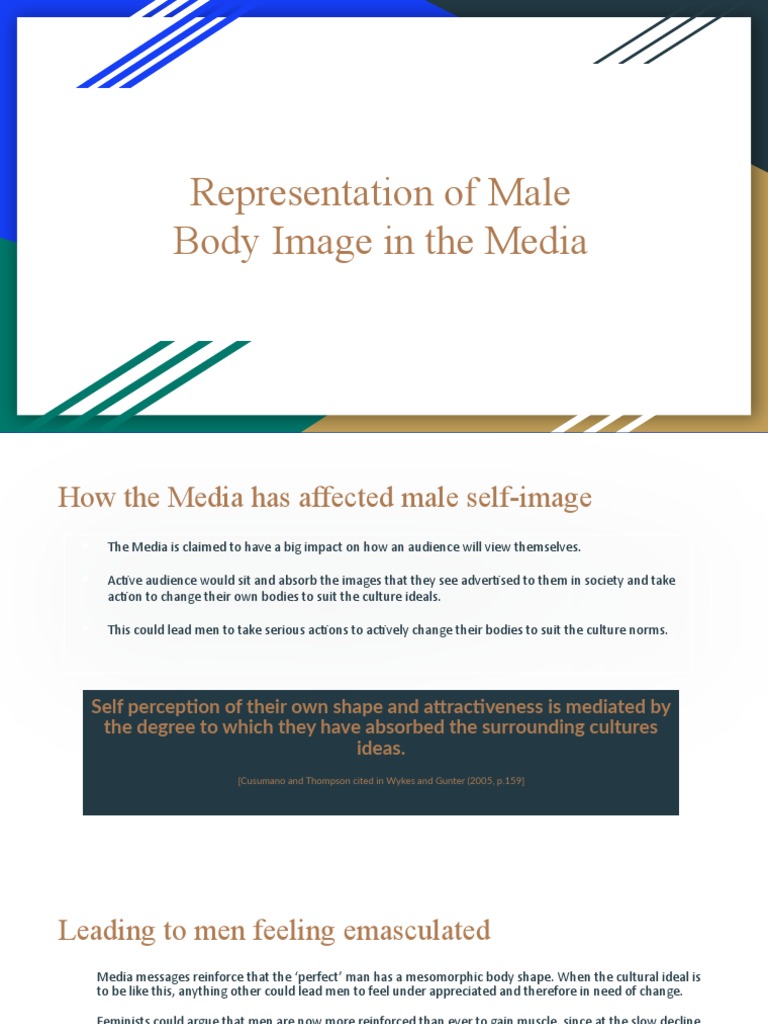 Male Body Image New | PDF | Body Image | Social Media